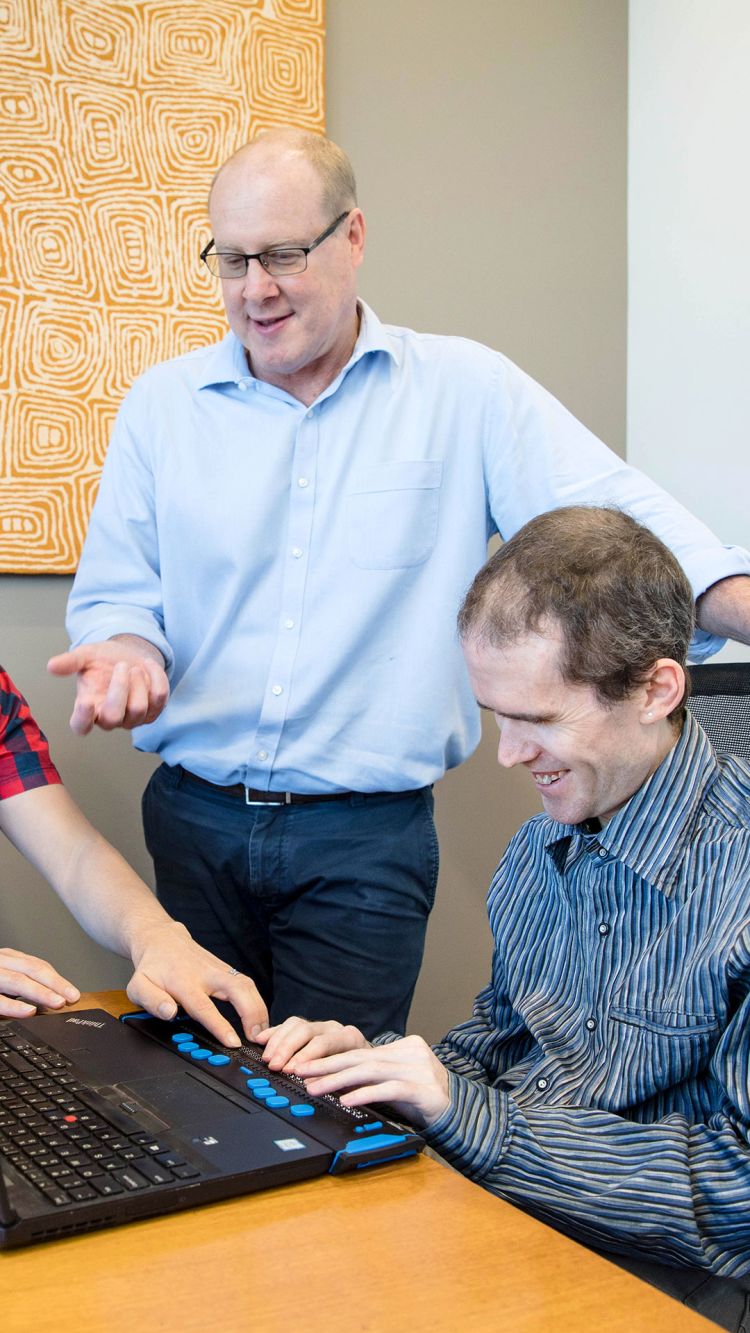 Software by the blind, for the blind