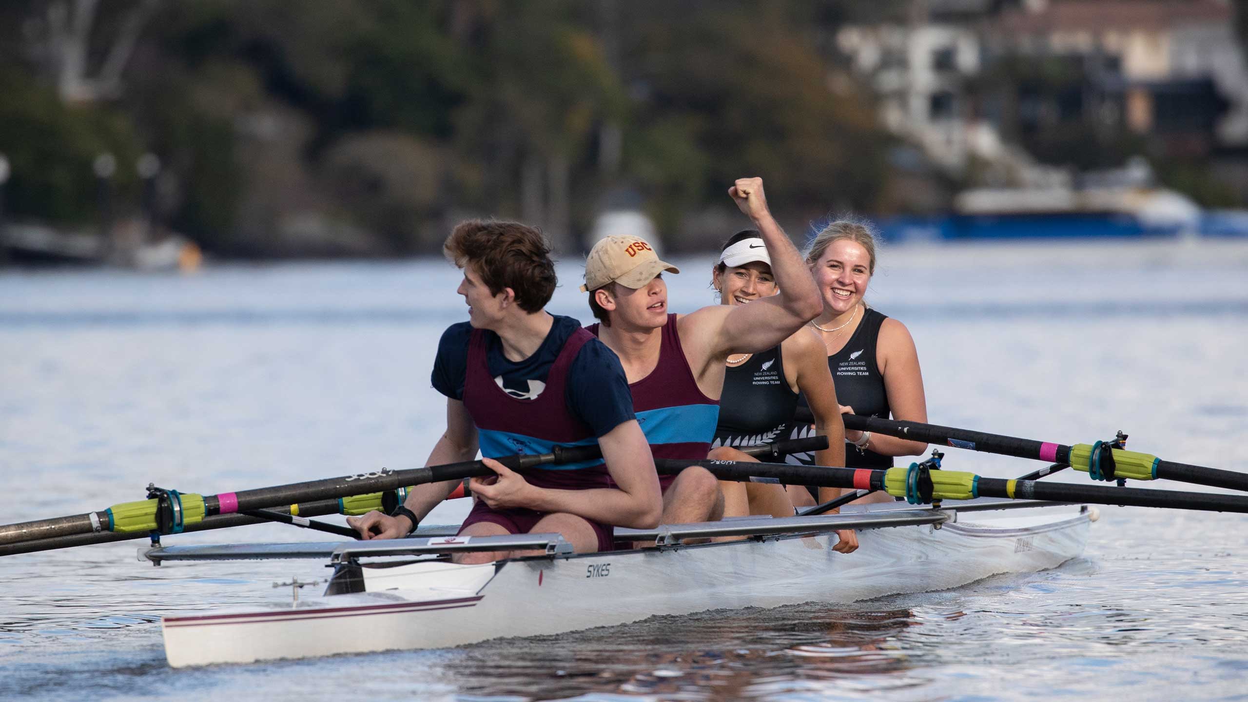 University rowing stars make a splash in Trans-Tasman Varsity Challenge